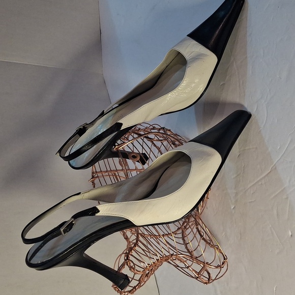 Max de Carlo | Shoes | Max De Carlo Black And White Womens Heels | Poshmark